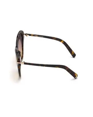 TOM FORD Leigh Cat-eye Sunglasses - Black Smoke