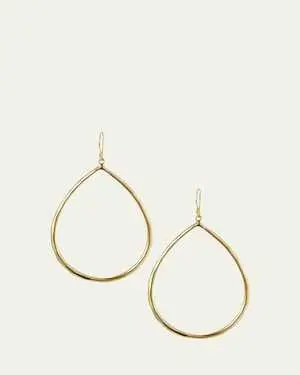 Ippolita Sculpted Open Teardrop Hoop Earrings