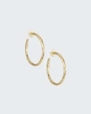 Ippolita Ippolita Medium Hammered Hoop Earrings One-color