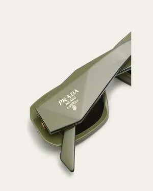 Prada Rectangle Sunglasses - Green
