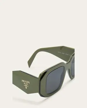 Prada Rectangle Sunglasses - Green