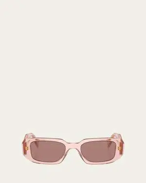 Prada Rectangle Sunglasses Lite Brown
