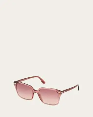 TOM FORD TOM FORD Faye Square Sunglasses - Pink