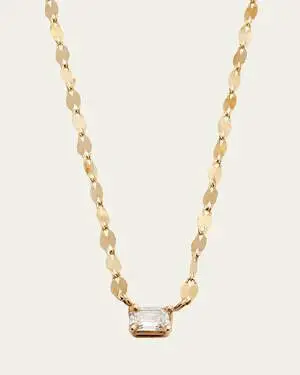 Lana Jewelry 14k Emerald-cut Diamond Pendant Necklace - Gold