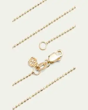 SYDNEY EVAN Small Diamond Evil Eye Medallion Necklace