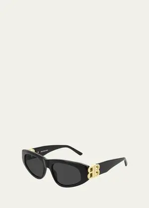 Balenciaga Balenciaga Cat-Eye Sunglasses Shiny Solid Pink