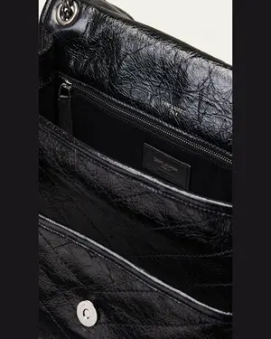 Saint Laurent Niki Large Shoulder Bag - Black
