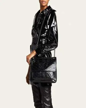 Saint Laurent Niki Large Shoulder Bag - Black