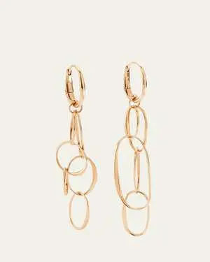 Pomellato Oval-link Dangle Earrings - Rose Gold