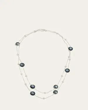Ippolita Ippolita Multi Station Lollipop Necklace Hematite