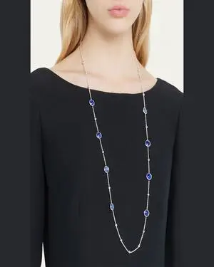 Ippolita Multi Station Lollipop Necklace - Lapis Triplet