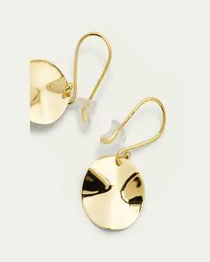 Ippolita Mini Wavy Disc Drop Earrings
