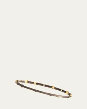 Armenta Armenta Oxidized Crivelli Station Bracelet Yellow/black