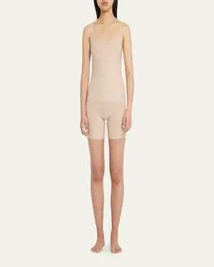 Chantelle Soft Stretch High-rise Mid-thigh Shaping Shorts - Nude