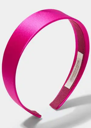 JENNIFER BEHR Lydia Silk Satin Headband One-color
