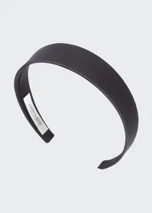JENNIFER BEHR Lydia Silk Satin Headband Tulip