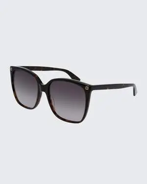 Gucci Gucci Square Acetate Sunglasses One-color