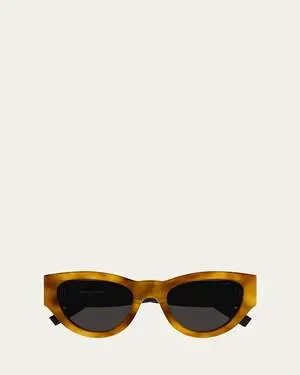 Saint Laurent Saint Laurent Acetate Cat-Eye Sunglasses Blkbrw
