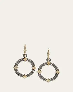 Armenta Armenta Old World Diamond Drop Earrings Yellow/black