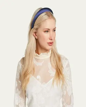 JENNIFER BEHR Tori Headband - Navy