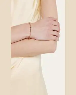 SYDNEY EVAN 14k Bead & Diamond Evil Eye Bracelet