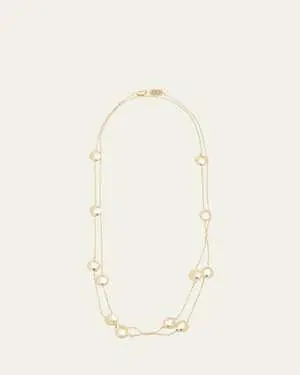 Ippolita Long Hammered Pinball Layering Necklace In 18k - Gold