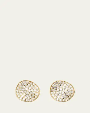 Ippolita Small Flower Stud Earrings In 18k With Diamonds - Diamond