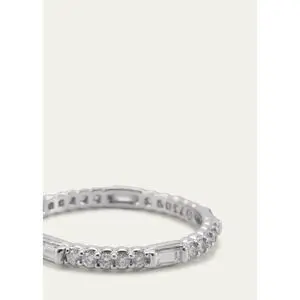 Paul Morelli Pinpoint 18k Gold Baguette Diamond Ring