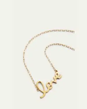 SYDNEY EVAN 14k Yellow Love Necklace