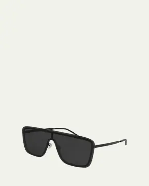 Saint Laurent Mask Shield Sunglasses - Black