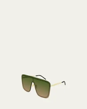 Saint Laurent Mask Shield Sunglasses - Black