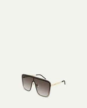 Saint Laurent Mask Shield Sunglasses - Black