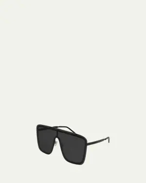 Saint Laurent Mask Shield Sunglasses - Black