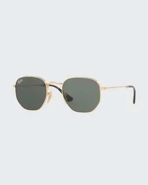 Ray-ban Ray-Ban Square Metal Keyhole 54MM Sunglasses Yellow Pattern