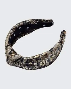 LELE SADOUGHI KNOTED EMBELLISHED HEADBAND BLACK MULTI. Amazon.com: Lele Sadoughi Women main image 4