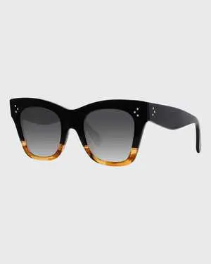 Celine Celine Cat-Eye Sunglasses Black/light Brown