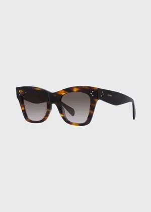 Celine Celine Cat-Eye Sunglasses Brown/black