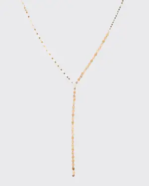 Lana Jewelry 14K Gold Lariat Disc Necklace One-color