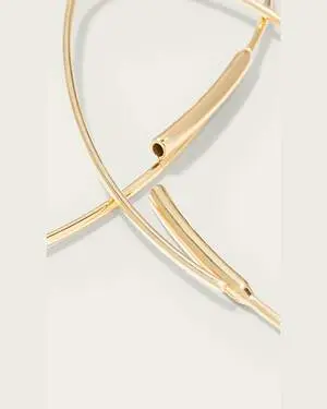 Lana Jewelry 14k Oval Hoop Earrings With Diamonds
