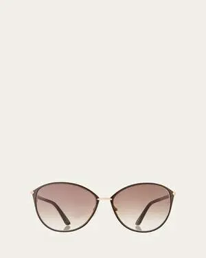 TOM FORD TOM FORD Penelope Butterfly Sunglasses Brown