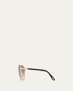 TOM FORD Penelope Butterfly Sunglasses - Brown