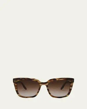 Barton Perreira Bolsha Rectangle Sunglasses - Brown