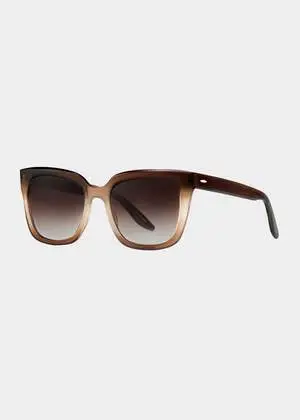 Barton Perreira Barton Perreira Bolsha Rectangle Sunglasses Manuka Gradi