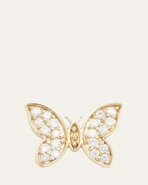 SYDNEY EVAN 14k Diamond Butterfly Stud Earring - Gold