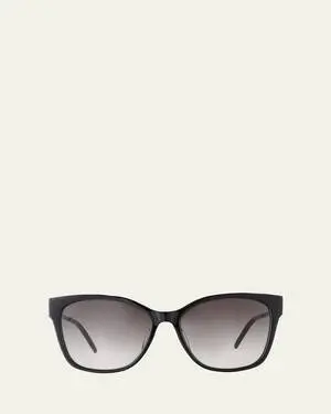 Saint Laurent Saint Laurent Square Sunglasses Black