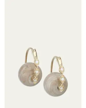 SYDNEY EVAN 14 Marquise Evil Eye Bead Earrings