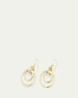 Ippolita Puffy Hammered Jet Set 18k Earrings