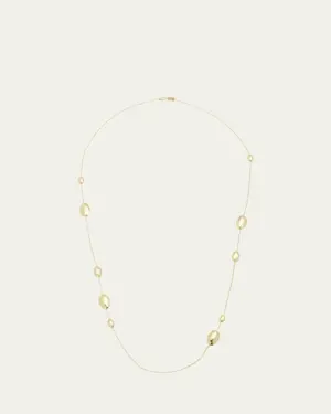 Ippolita 18k Long Hammered Multi Station Layering Necklace - Gold