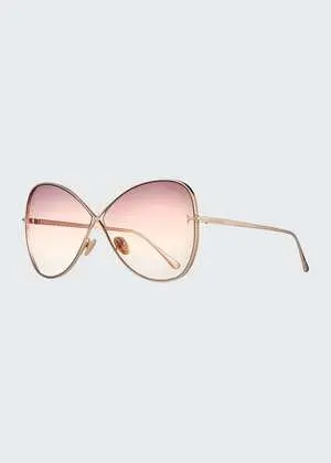 TOM FORD Nickie Butterfly Sunglasses One-color