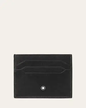 Montblanc Meisterstuck Leather Card Holder - Black